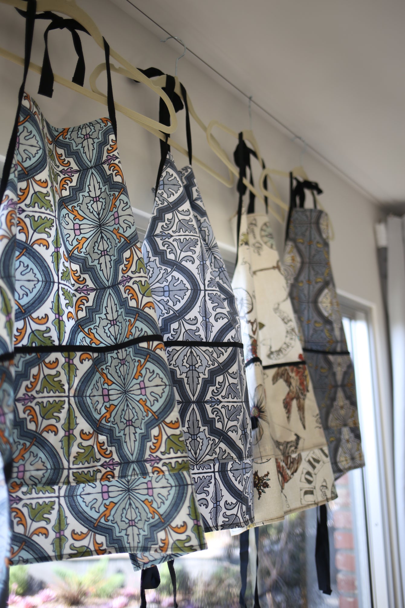 Aprons in Laminated Cotton by Splash Fabric