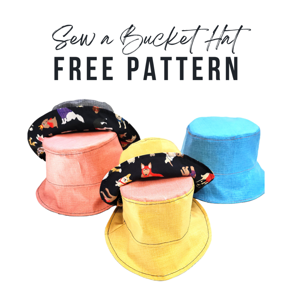 FREE Sewing Pattern - Bucket Hat – Splash Fabric