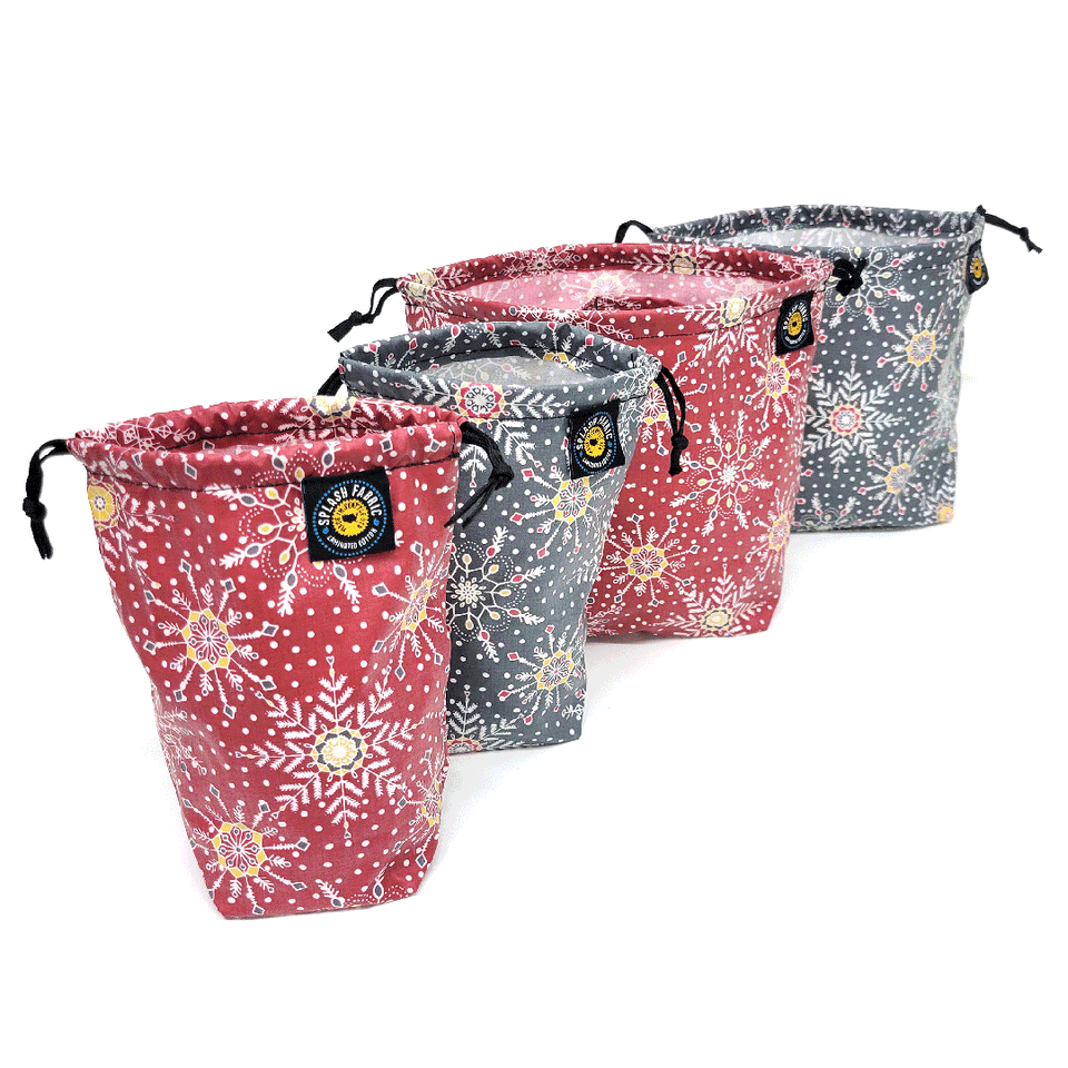 Splash Fabric Cinch Bags